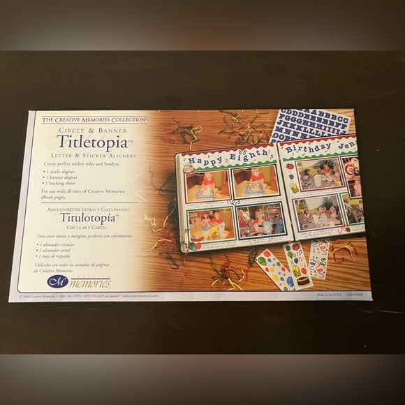 Creative Memories | Art | Creative Memories Circle Banner Titletopia ...